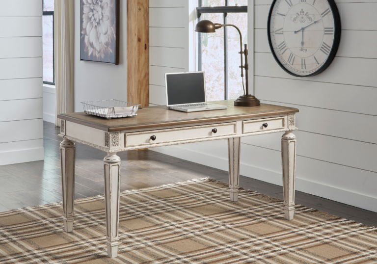 Realyn Chipped White Dining Room Server | Louisville Overstock Warehouse